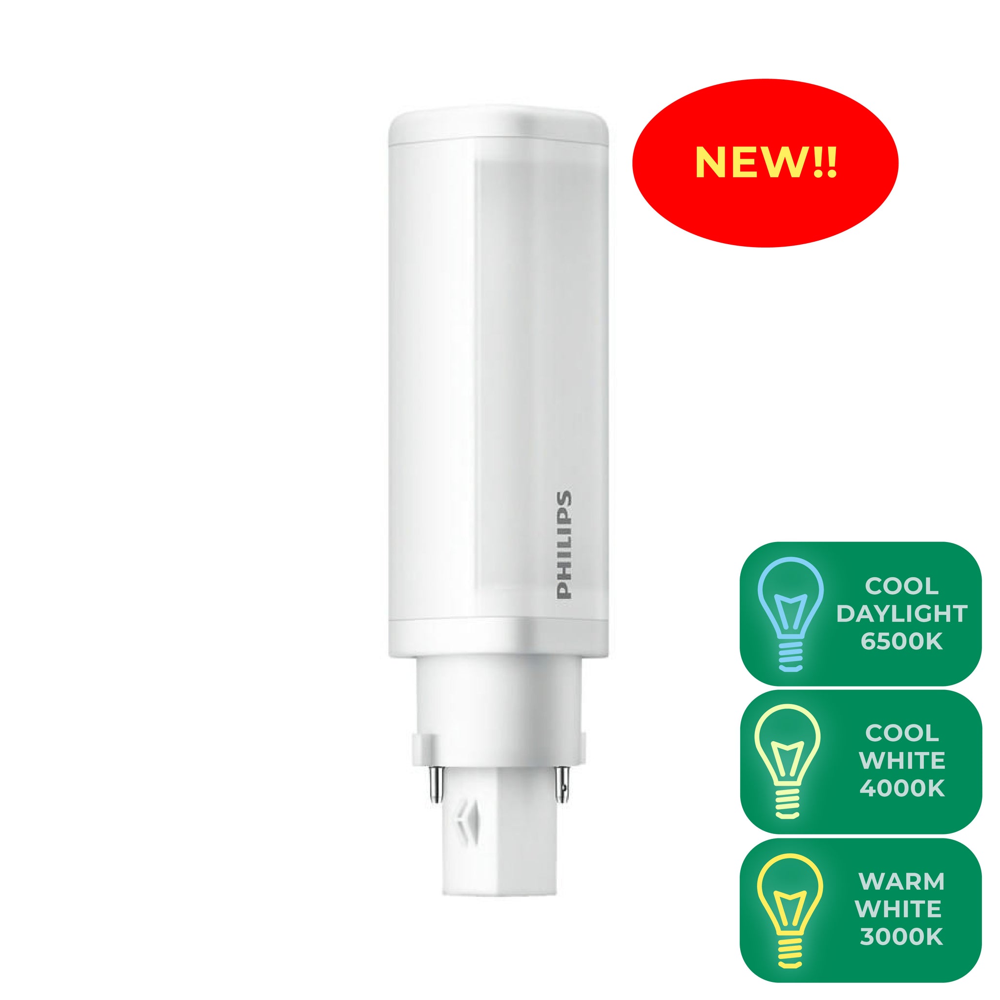 (new) PHILIPS LED PLC 6.9W 2P G24D-2 180D (830/840/865) – Kum Eng Huat ...